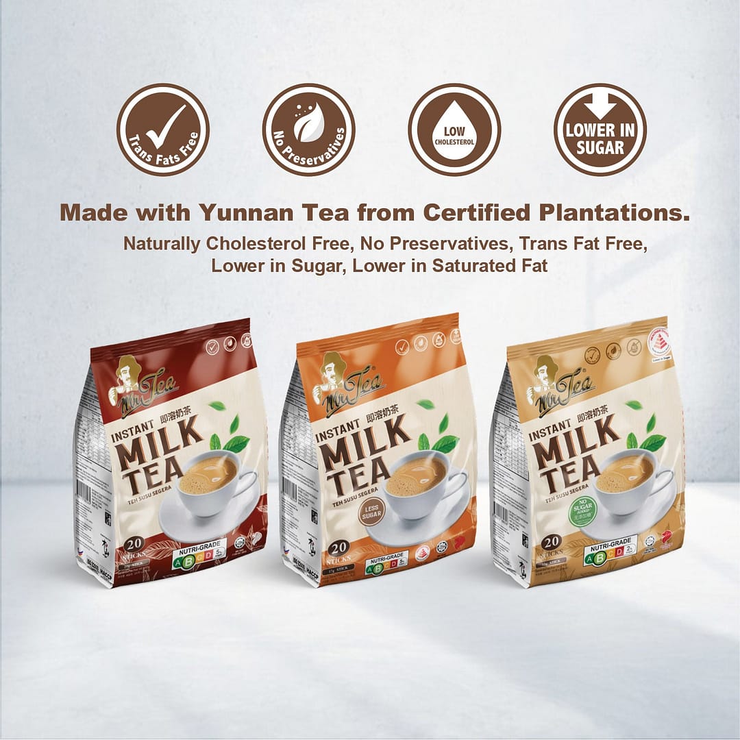 Mr Tea Instant Milk Tea Regular 20s - Mushan Foods