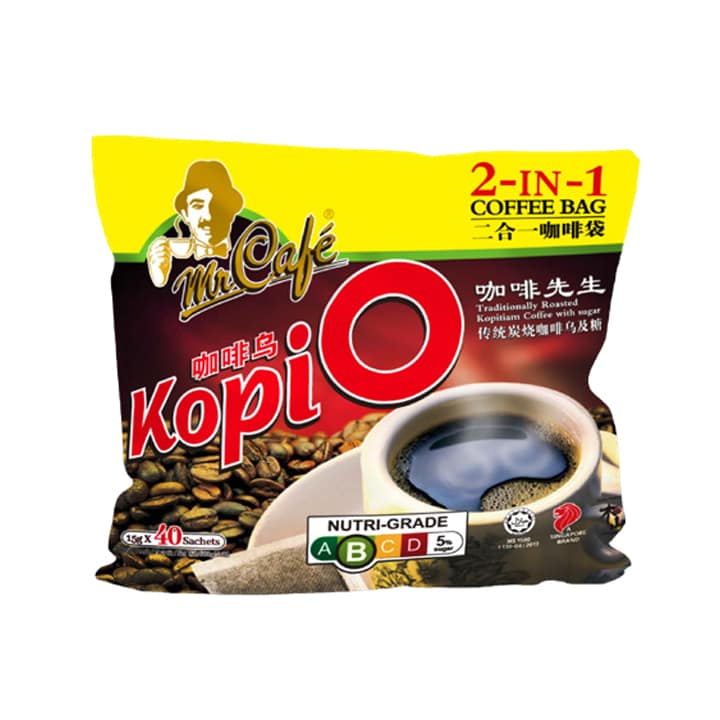 Mr Café Instant Roasted Coffee (Kopi O) - Mushan Foods